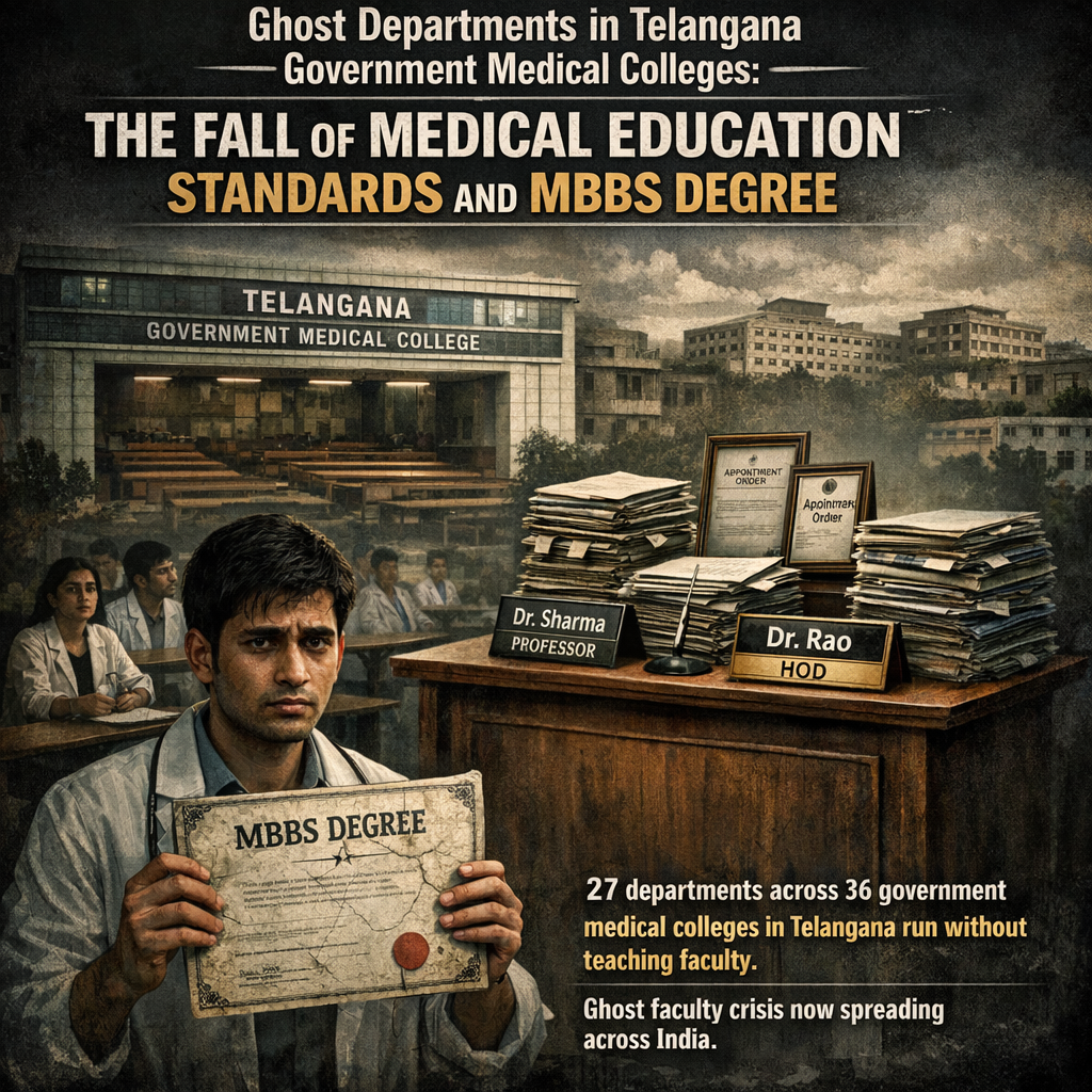 Ghost Departments in Government Medical Colleges